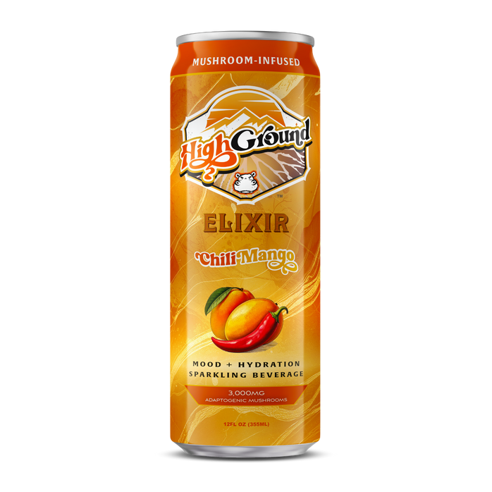 High Ground Elixir | Mushroom-infused Sparkling Beverage