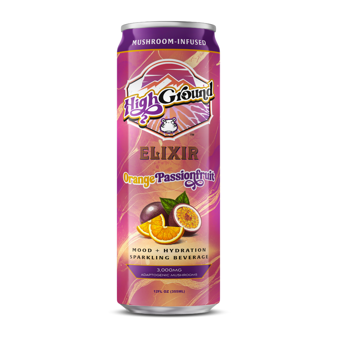 High Ground Elixir | Mushroom-infused Sparkling Beverage